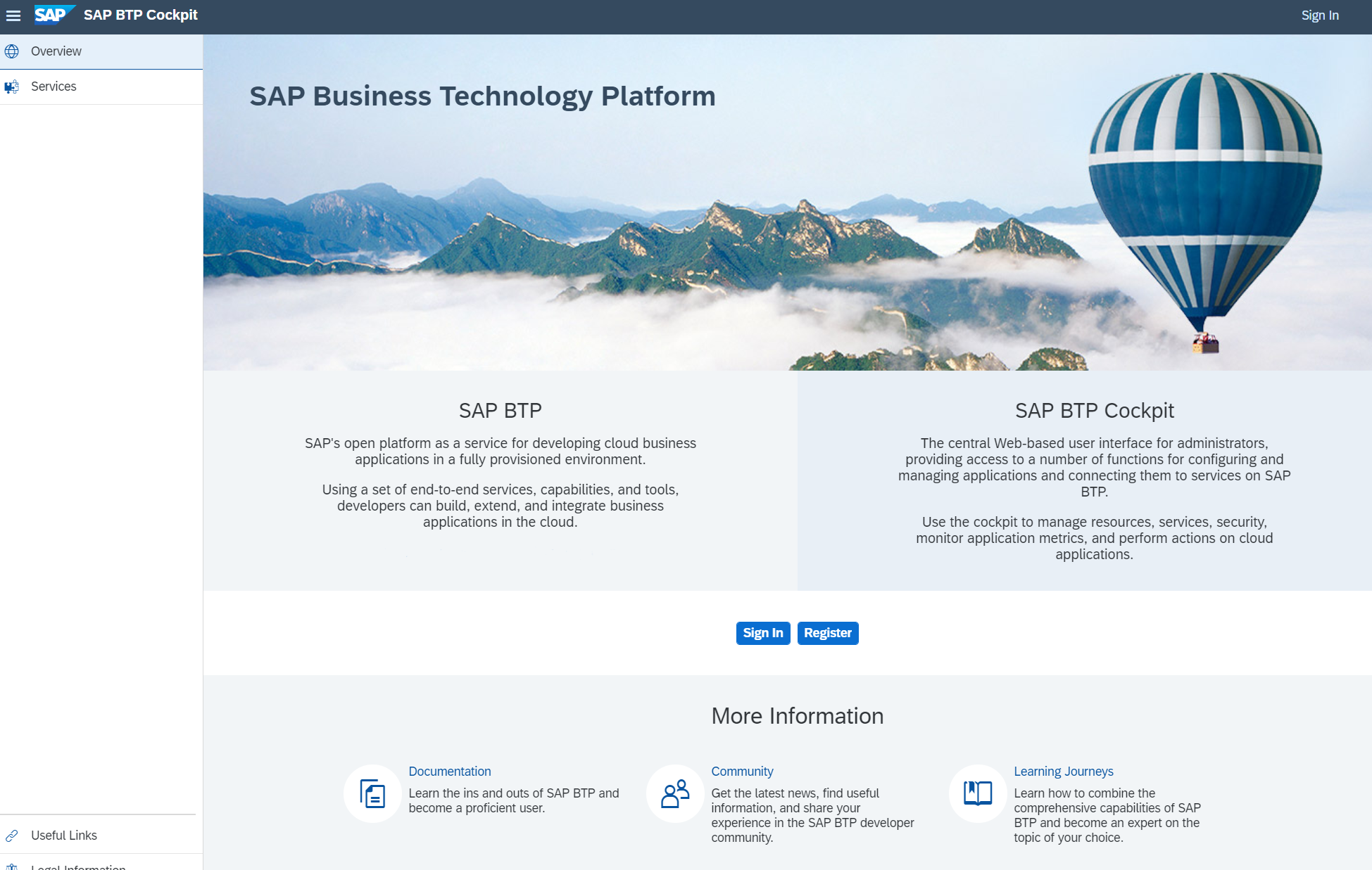 SAP Discovery Center