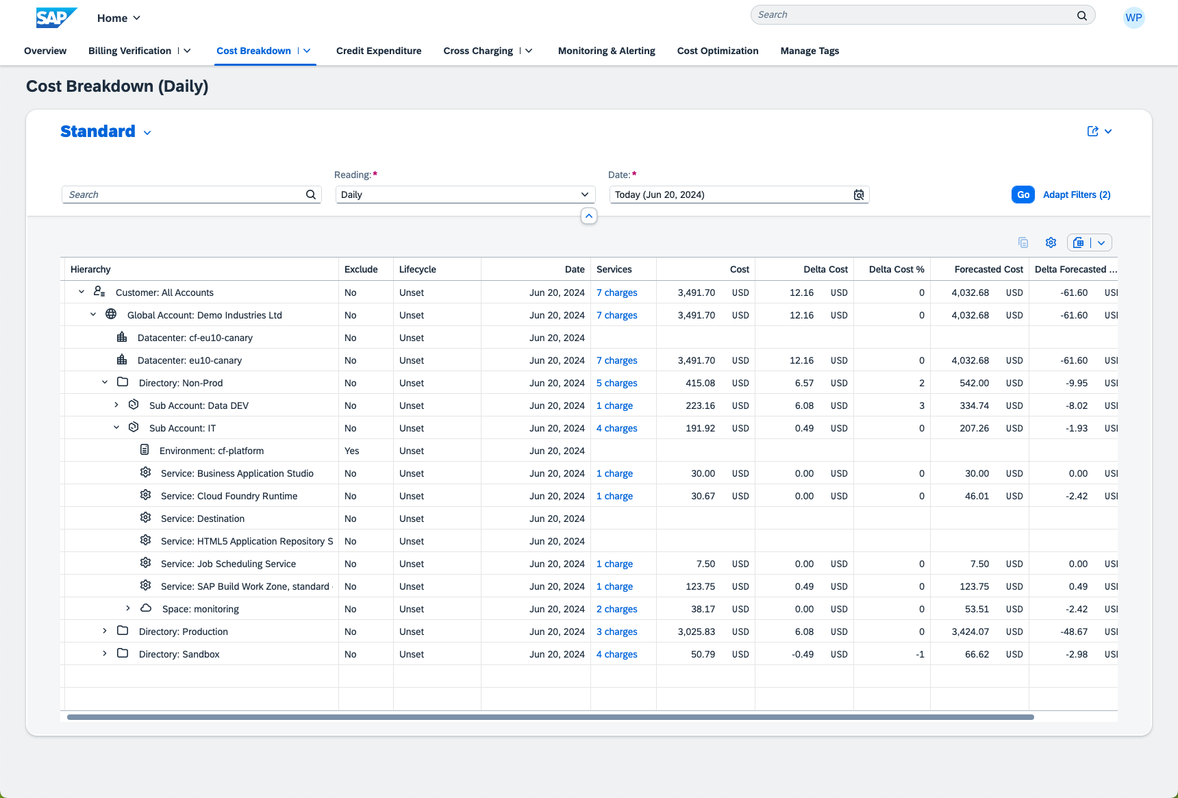 SAP Discovery Center